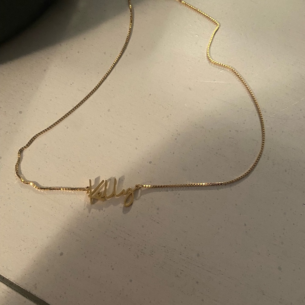 Name Necklace Kelly - Gem